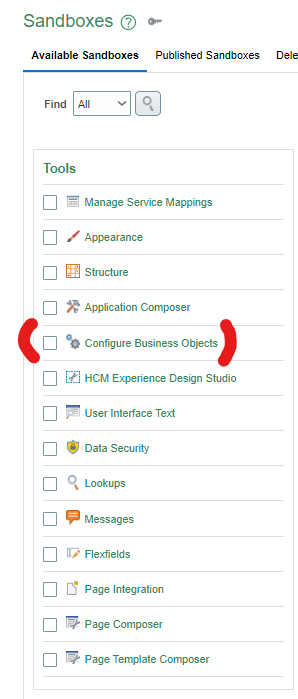 What is the object validation privillege in the Sandbox tools. — Cloud Customer Connect