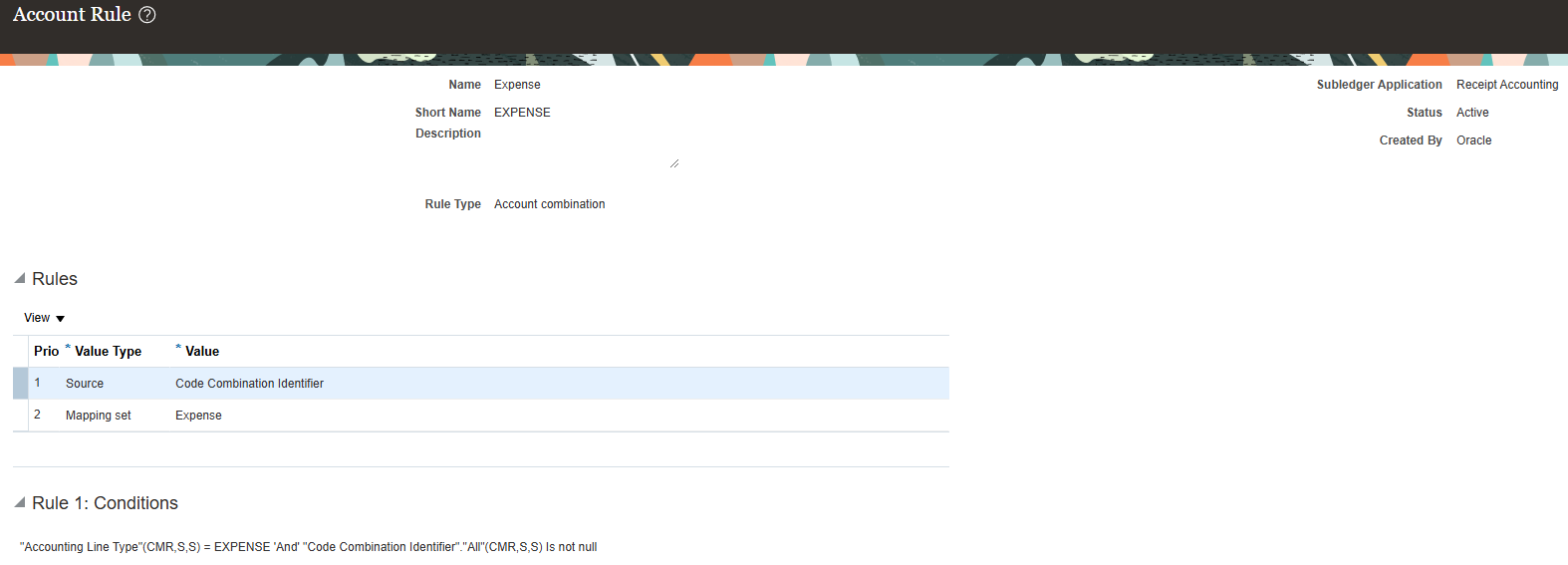 Can Someone Help As To Where The Values Of The Conditions In The Account Rule Is Derived — Cloud