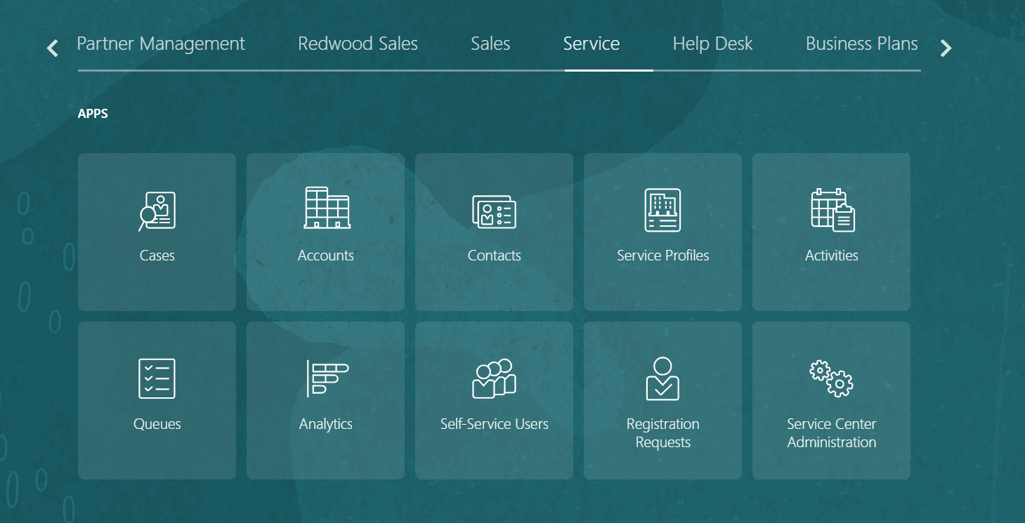 Unable to see Service Request icon on Homepage or Navigator after ...