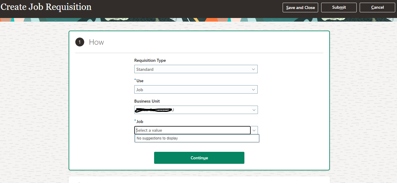 Orc Job Values Not Appearing In Dropdown While Creating Job Requisition — Cloud Customer Connect