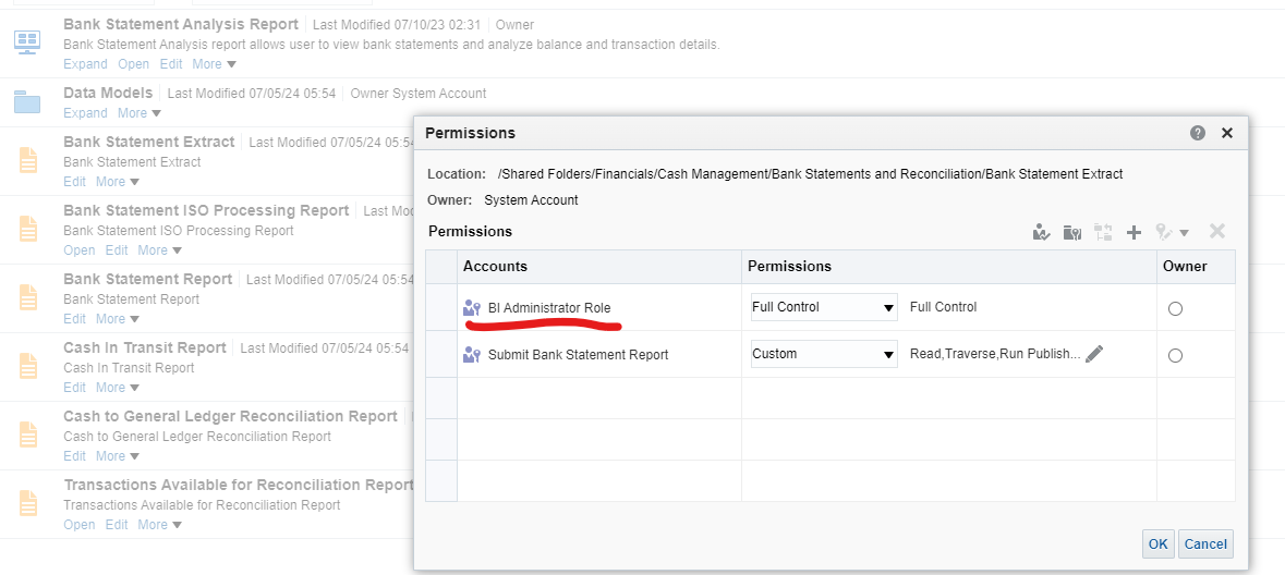 Bi Consumer Role To Access Seeded Processes Not Available — Cloud Customer Connect
