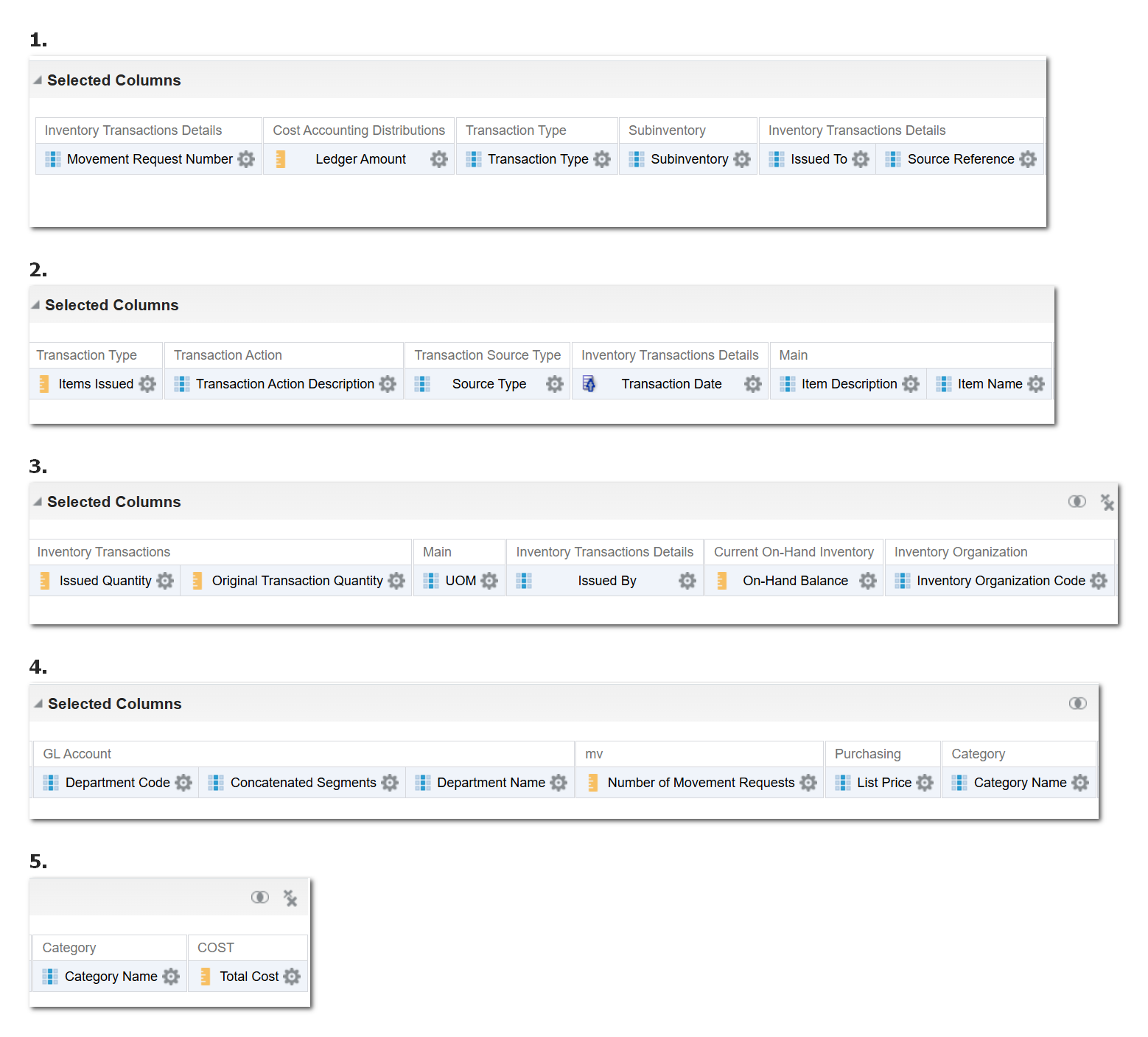 Otbi Report Data Retrieval For Certain Fields Is Not Functioning As
