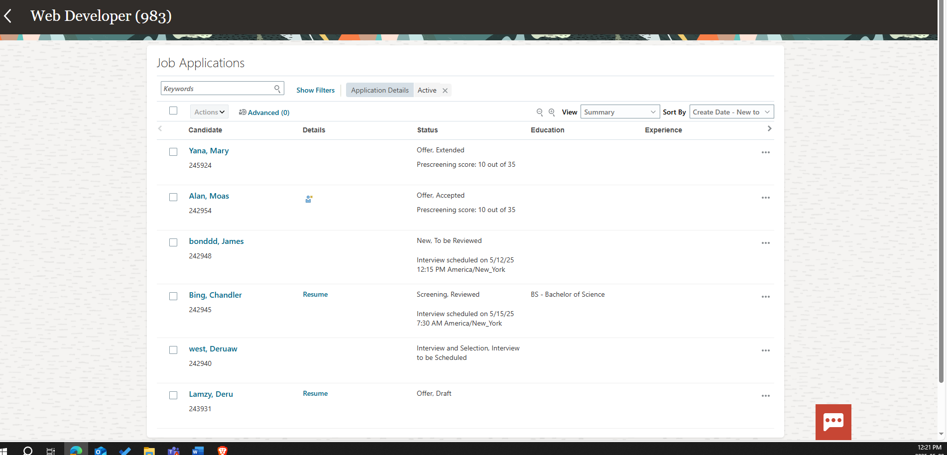 How to enable redwood page for Job applications page ? — Cloud Customer Connect
