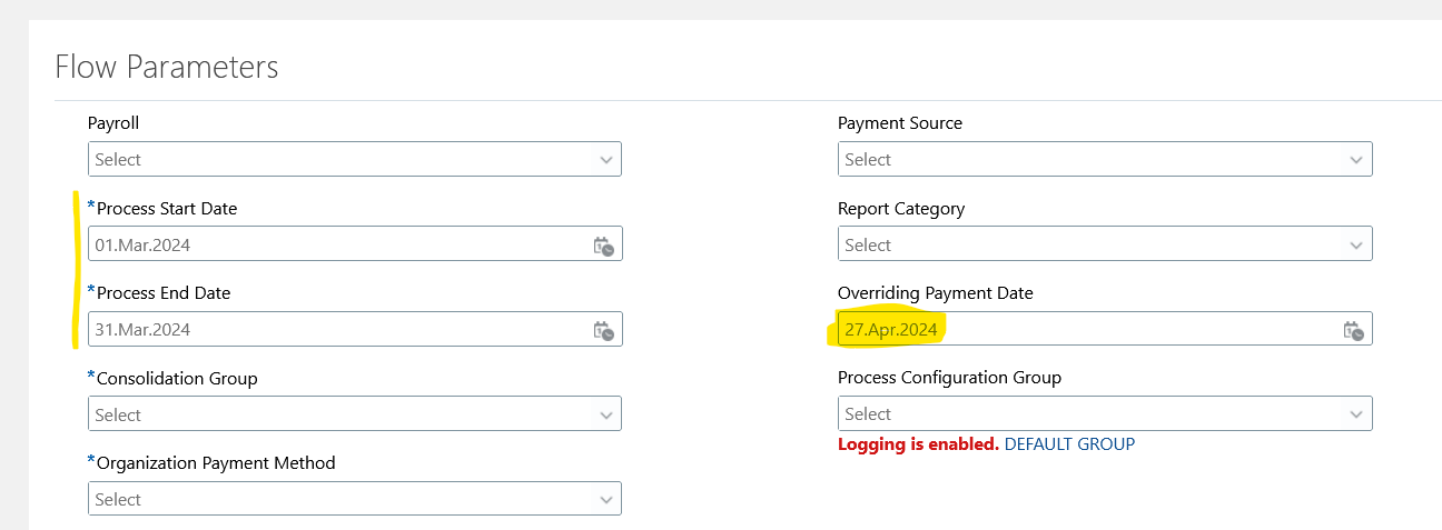Calculate Costing of Payment to be based on the Make EFT Payment Date ...
