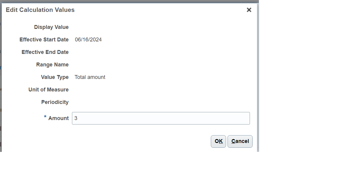 Need Fusion Source Table Name For Field Range Name In Edit Calculation Values Screen