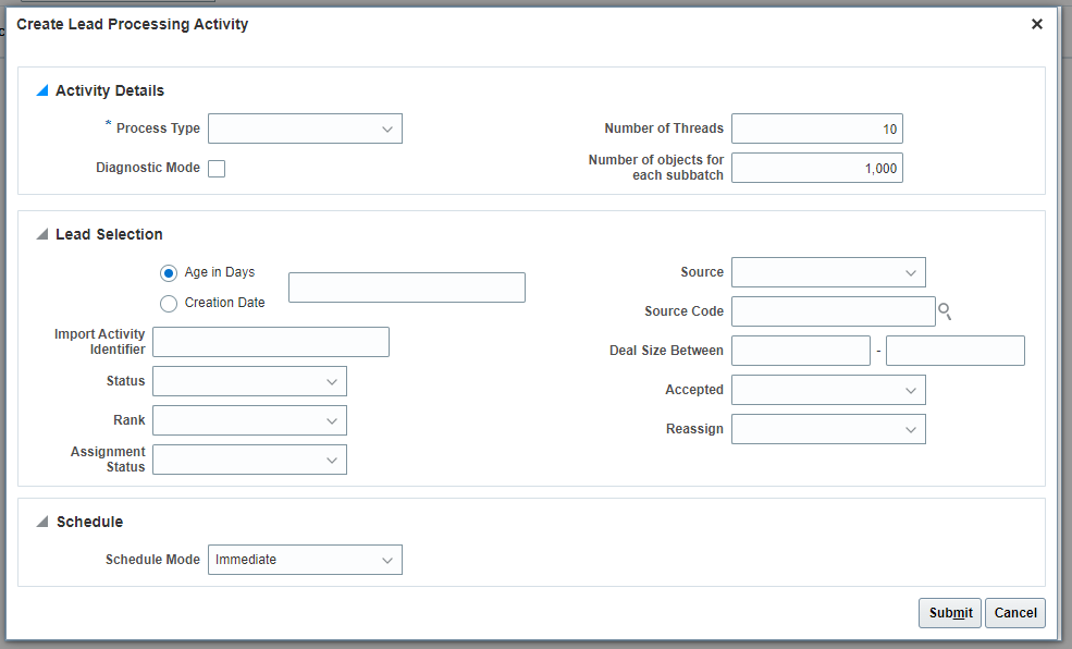 How can I schedule the Lead Assignment Process based on Custom Field ...
