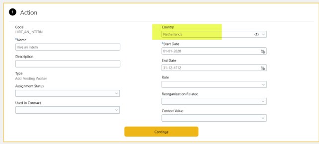 Design studio rules not working as expected when Action configuration is done for country ...