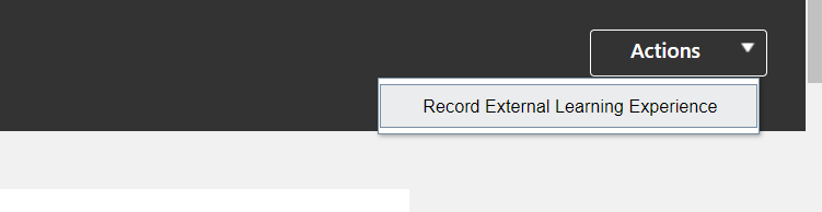 Unable to find Title field (on Record External Learning Experience page) in OTBI Report — Cloud ...