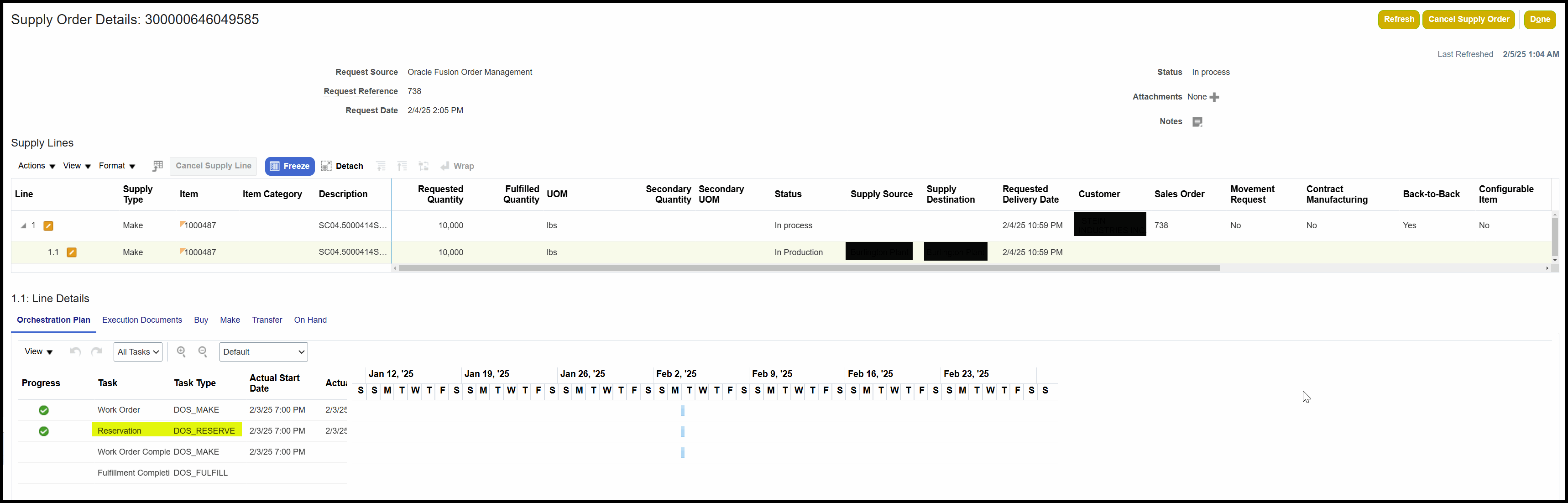 Remove Reservation from Back to Back Sales Order with Work Order Source ...