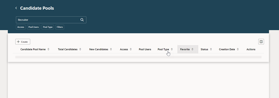 Redwood Experience For Candidate Pool Details Page Issue — Cloud