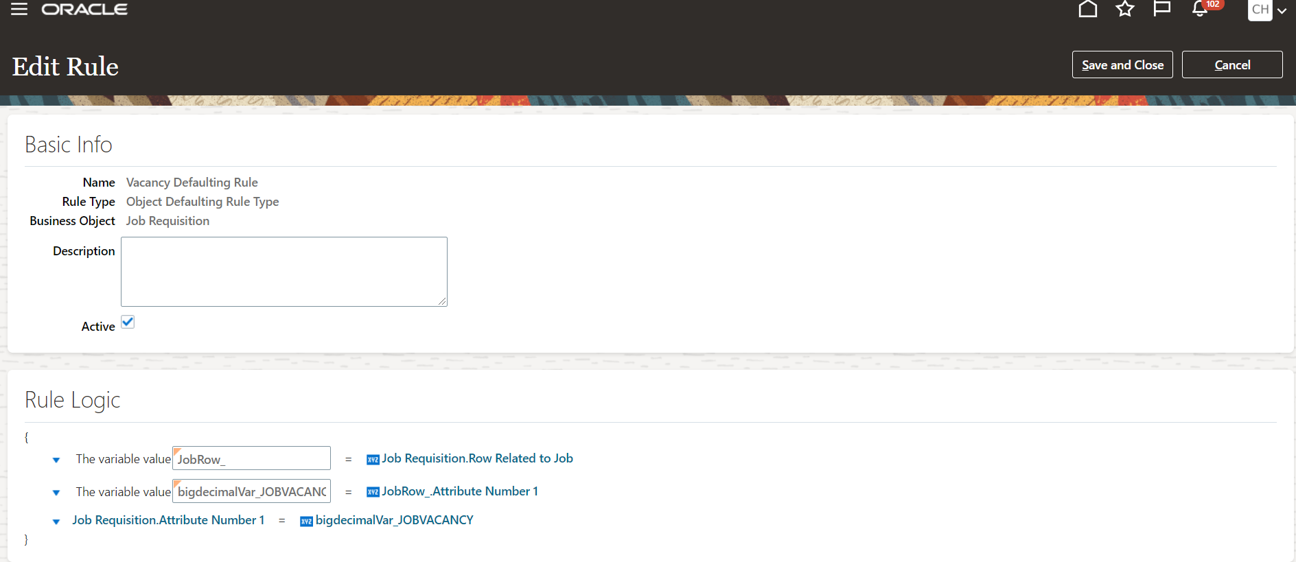 Unable to default DFF at job requisition level — Cloud Customer Connect