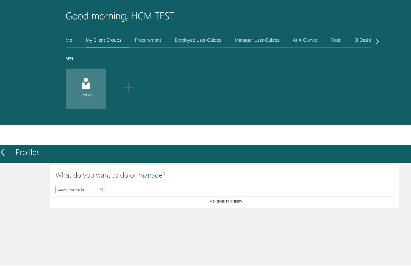 We need to Provide access to maintain position profiles i.e. View ...