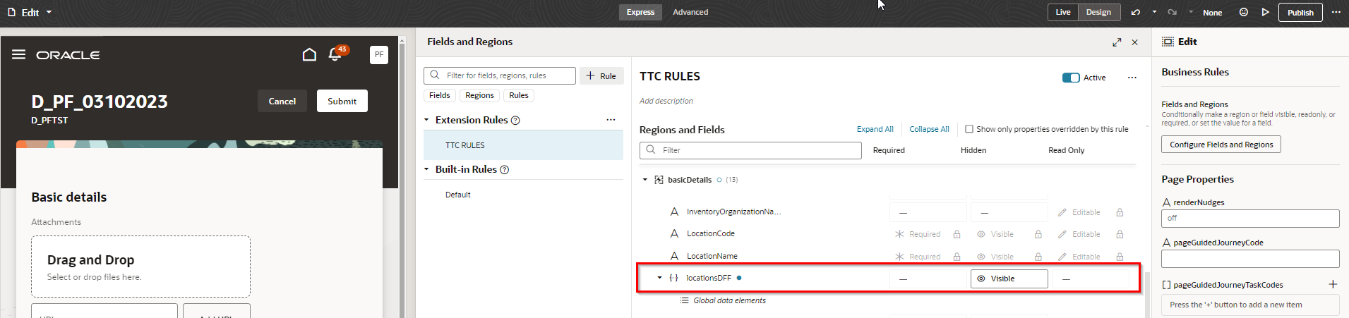 On Location And Department Redwood Pages Why Are Dff Shown In Vbs As A