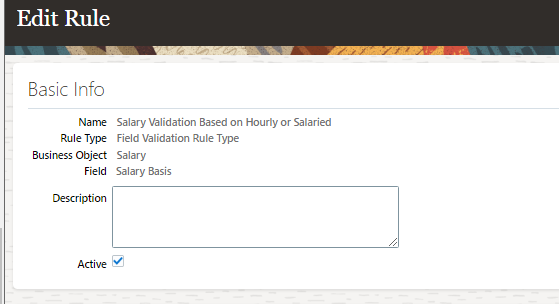 Salary Basis frequency Field Validation Rule Type based on Hourly ... Salary Basis frequency Field Validation Rule Type based on Hourly ...