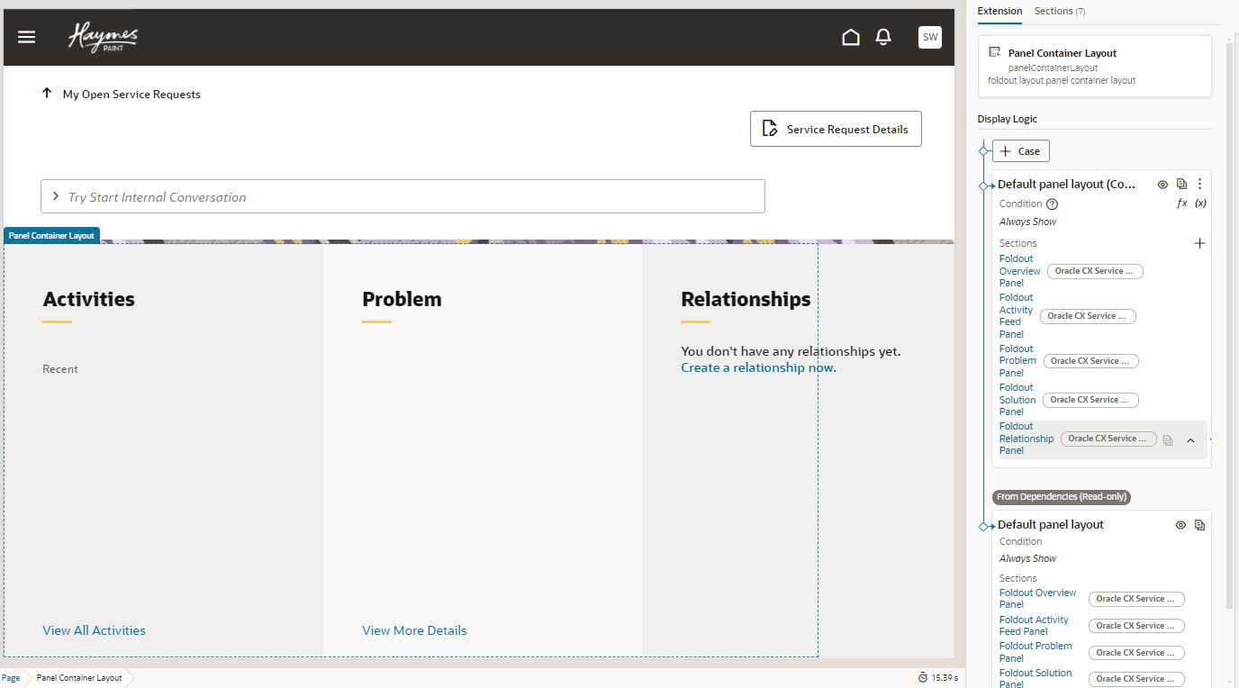 How to Enable Team Panel on Service Request Details Layout? — Cloud ...