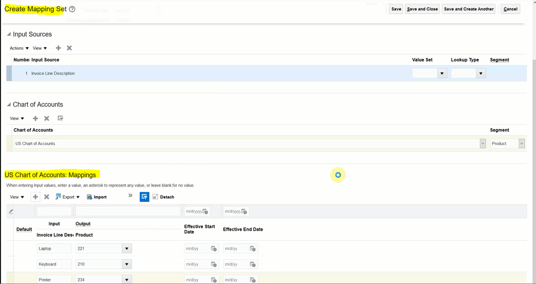 How To Setup One Mapping Set To Book The Rounding Differences In Only One Account — Cloud