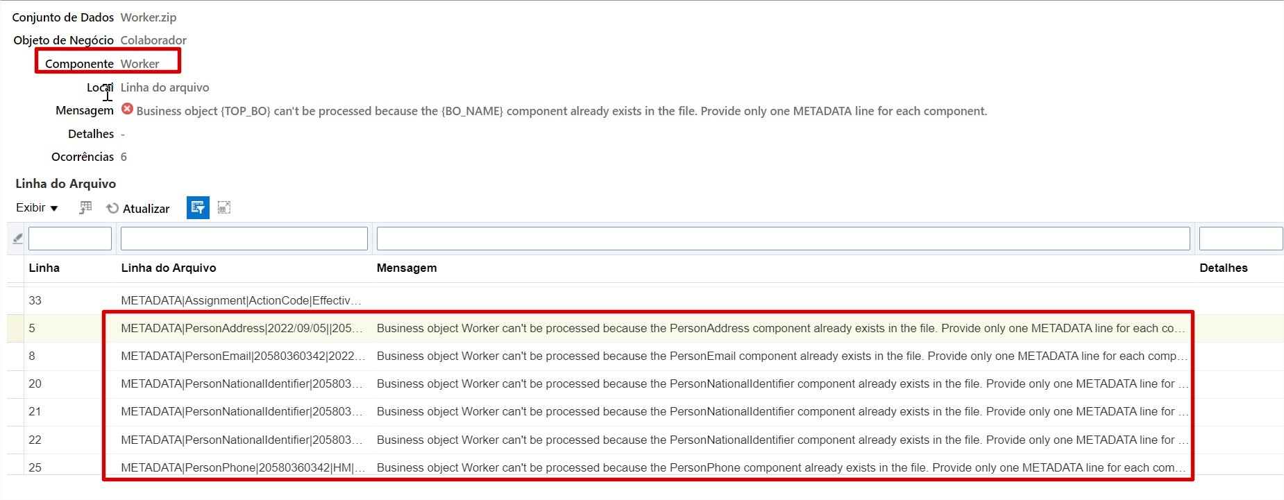 Business object {TOP_BO} can't be processed because the {BO_NAME} component already exists in ...
