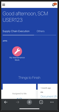 Asset Information Management App in Mobile — Cloud Customer Connect