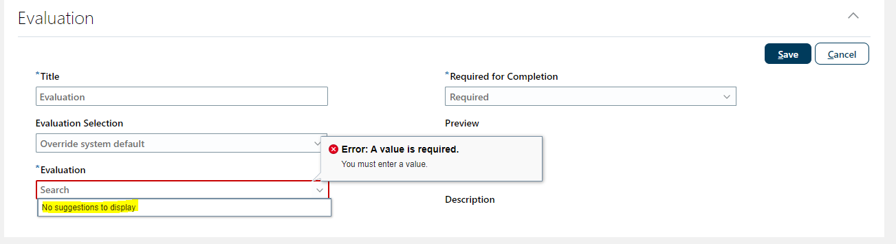 How to get the Evaluation List of Values to Populate — Cloud Customer ...