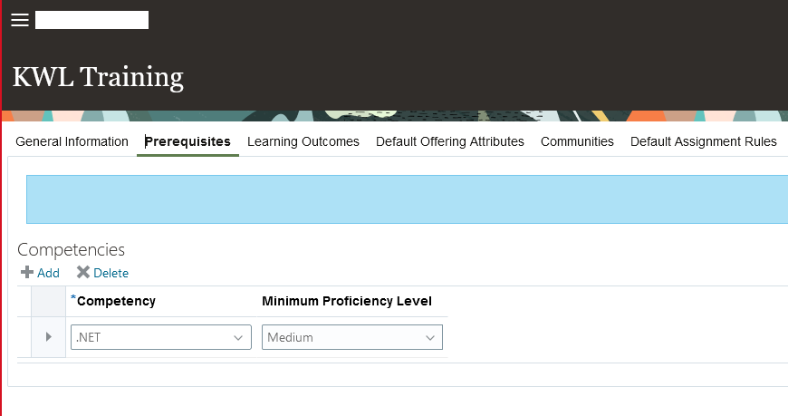 Where to find fields in Pre Requisites Page under Courses tab of ...