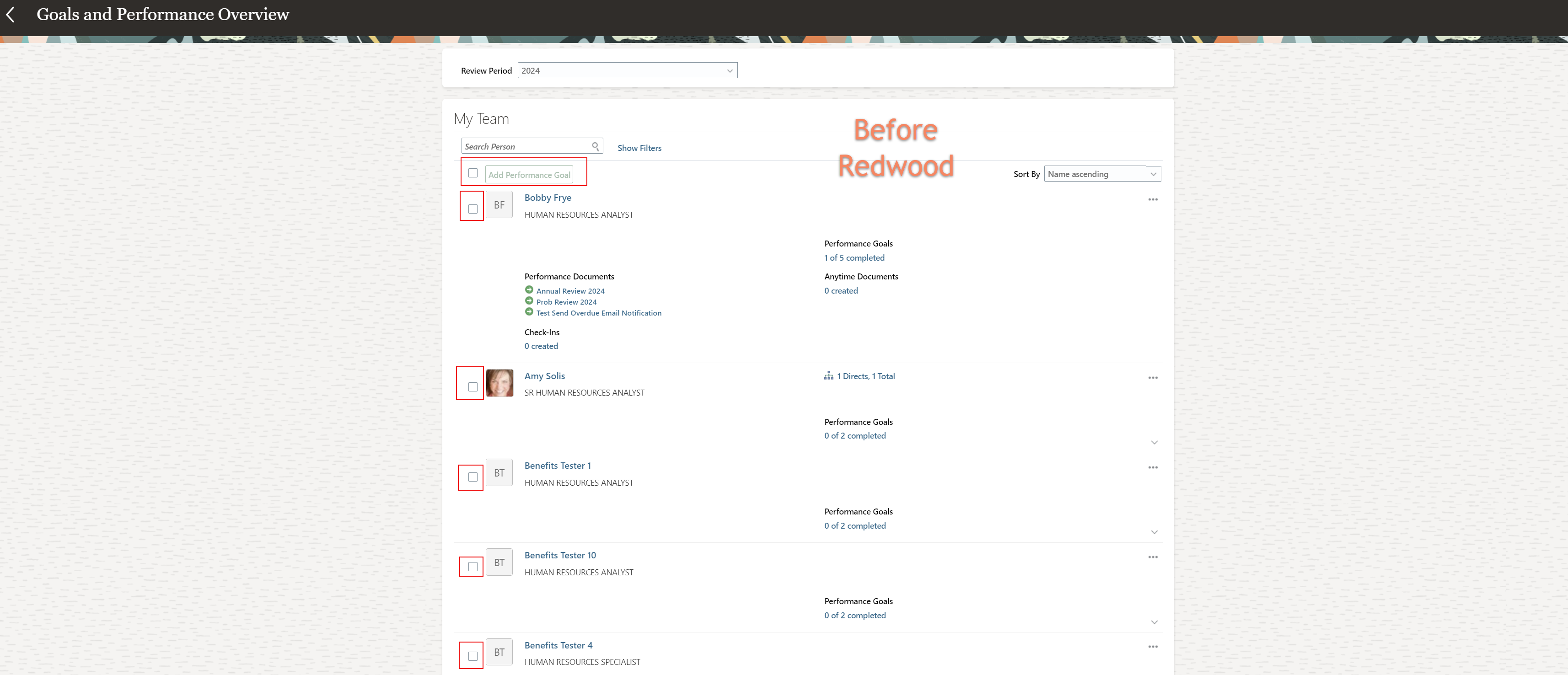 In Redwood Ui How Are Managers Expected To Assign Goals To Team In Bulk — Cloud Customer Connect