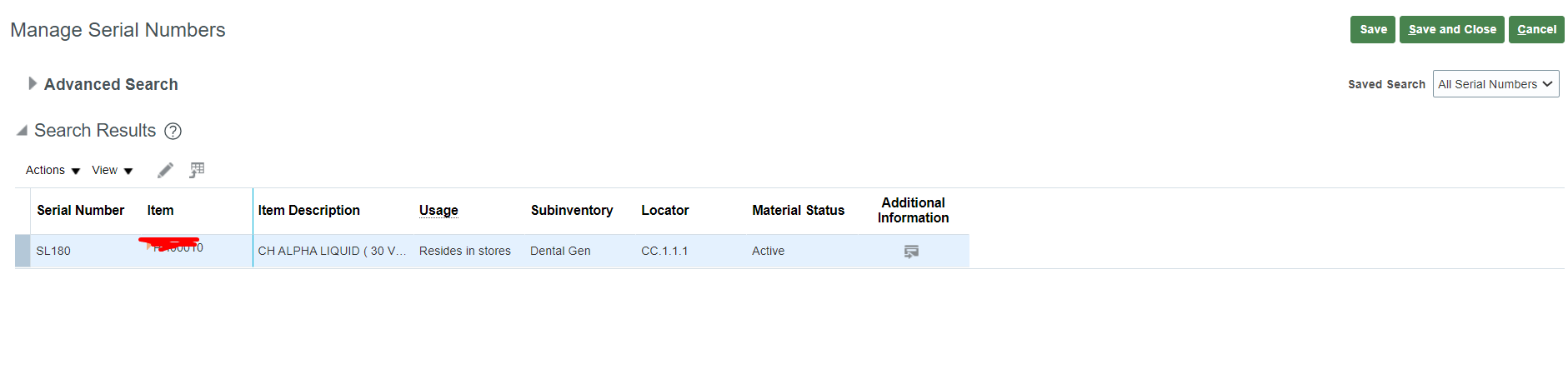The serial number status is invalid. (WSH-2460578) error while Ship ...