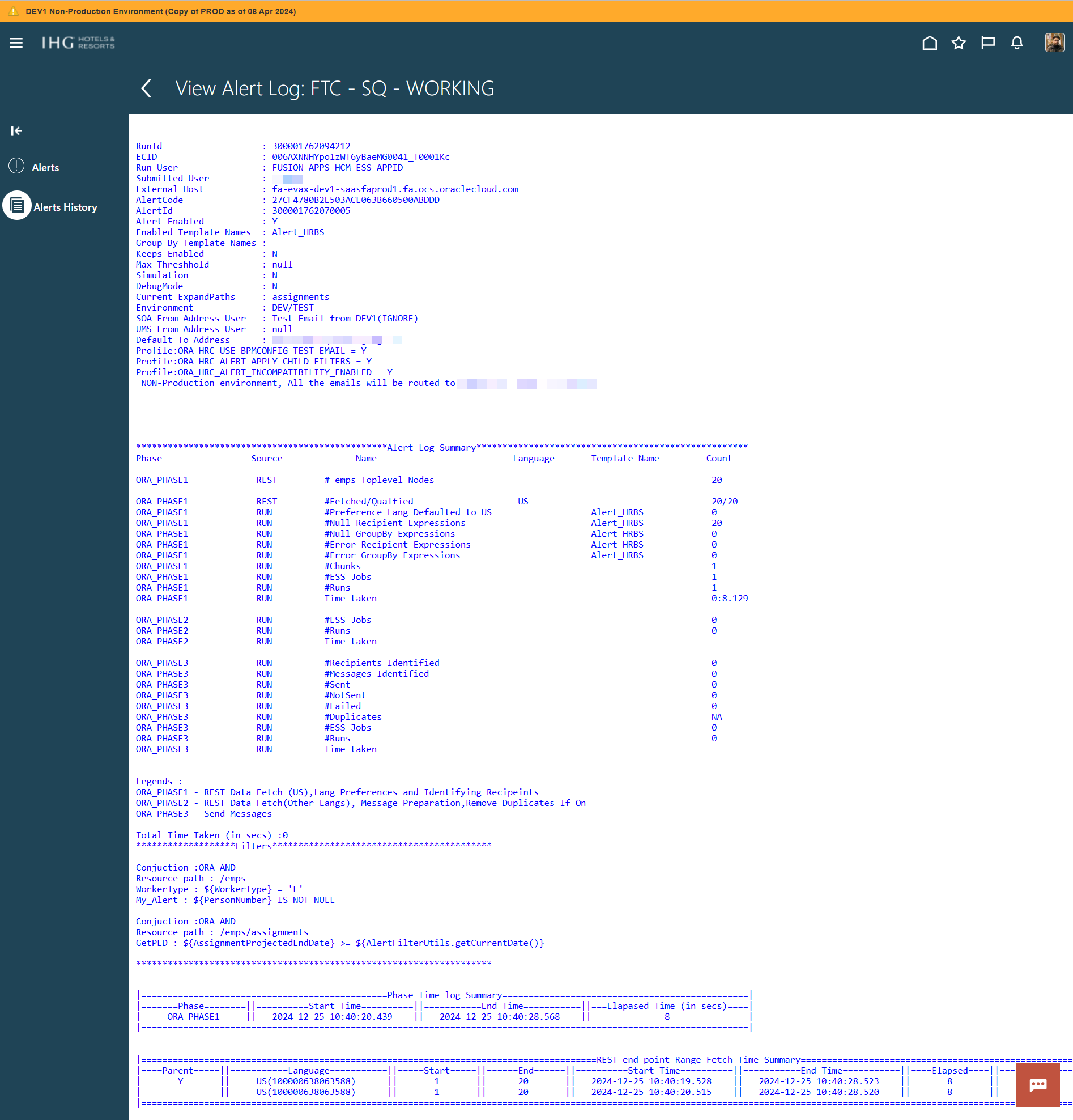 Working with Alert composer - Custom Alert — Cloud Customer Connect