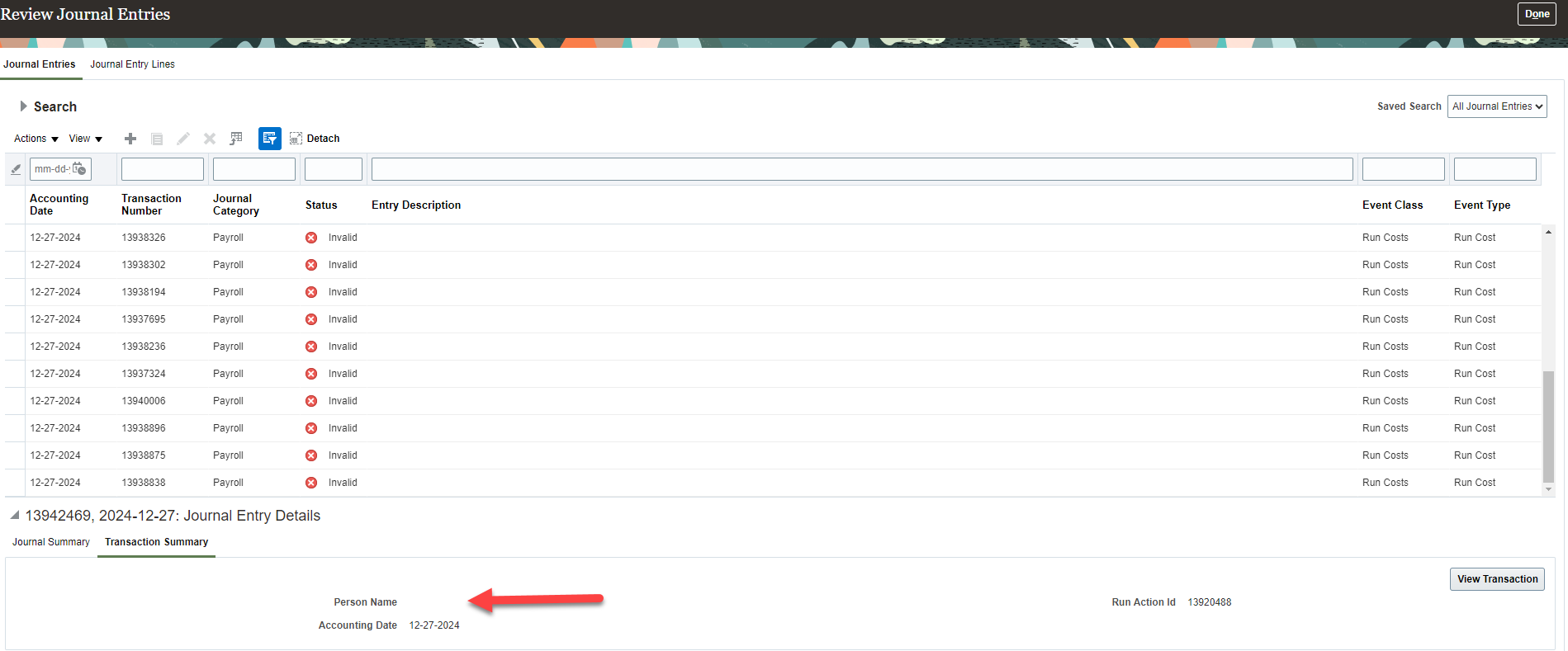 How to add Person Name to Subledger Accounting for Payroll? — Cloud ...
