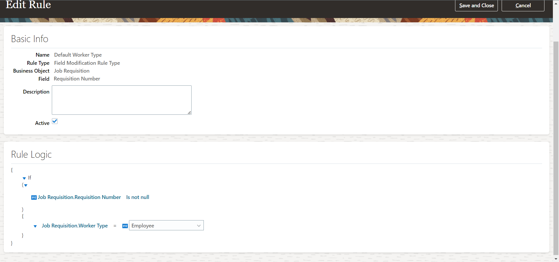 Default Worker Type To Employee In Requisitions — Cloud Customer Connect