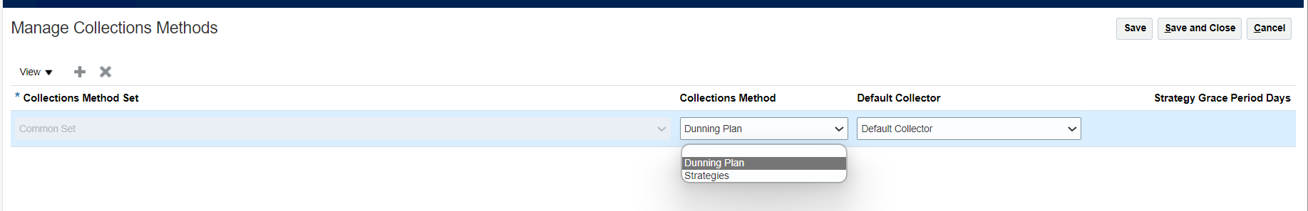 Manage Collections Methods: differences between dunning plan and ...
