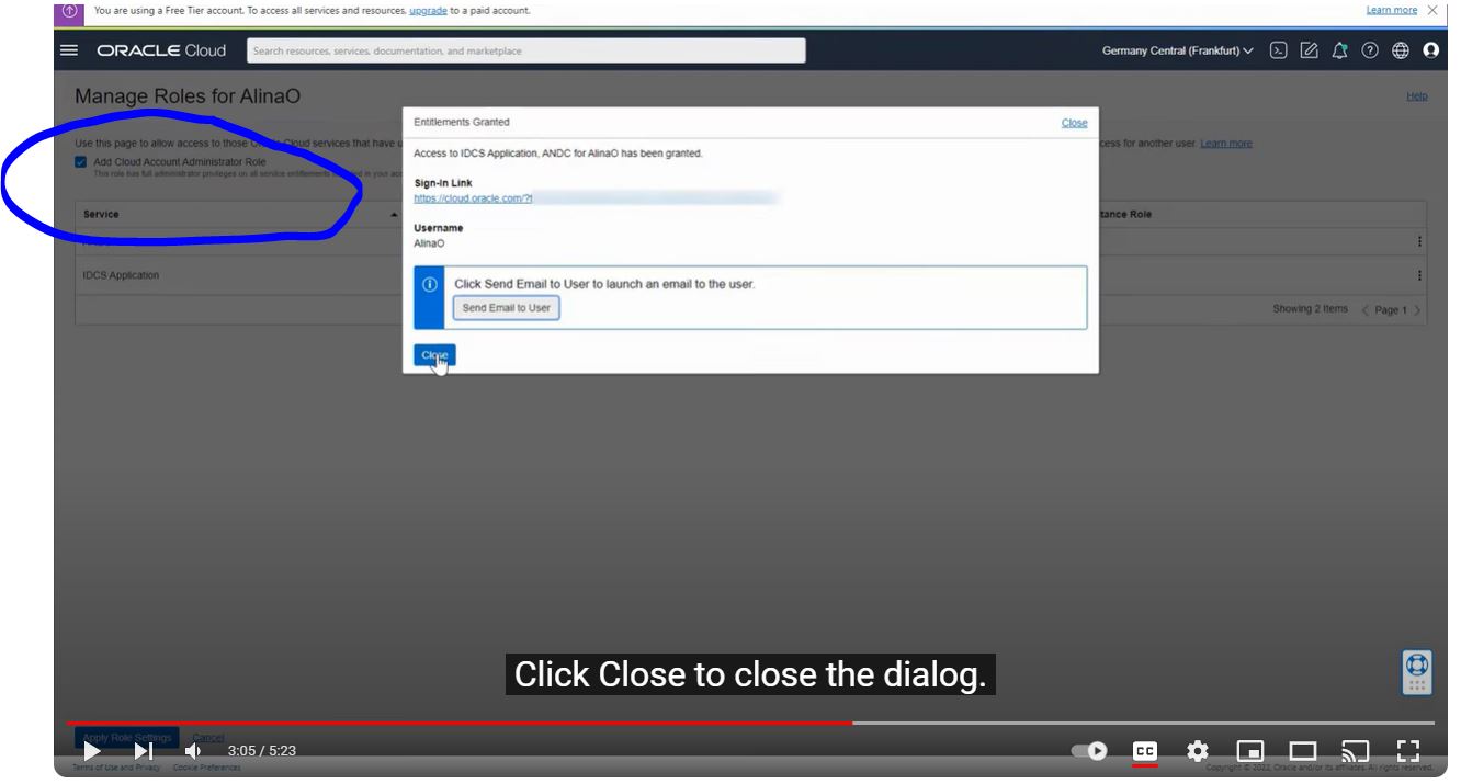 Cloud Account Administrator How To Determine From The Tenancy Who Has The Cloud Account Admin