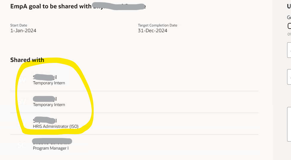Shared With region shows multiple rows for an employee — Cloud Customer ...