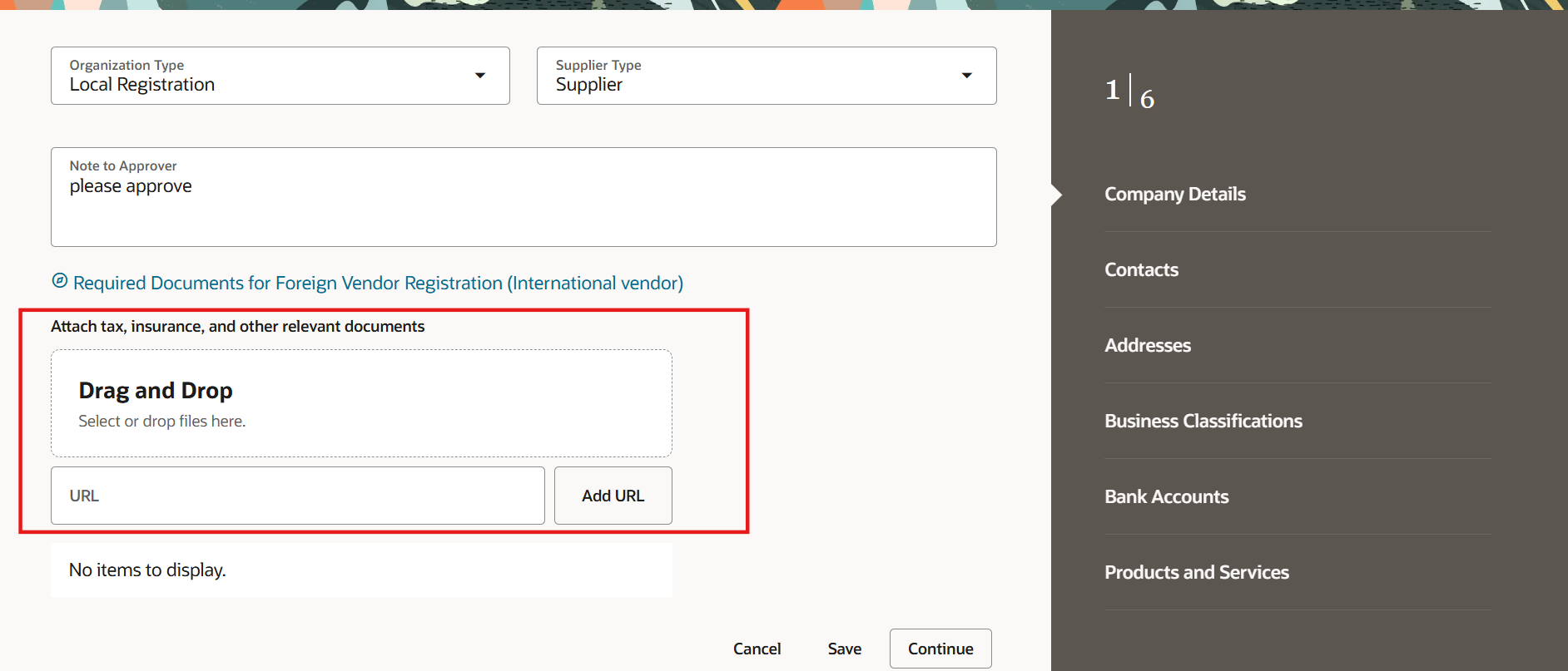 How to disable attachment section from the company section — Cloud Customer Connect