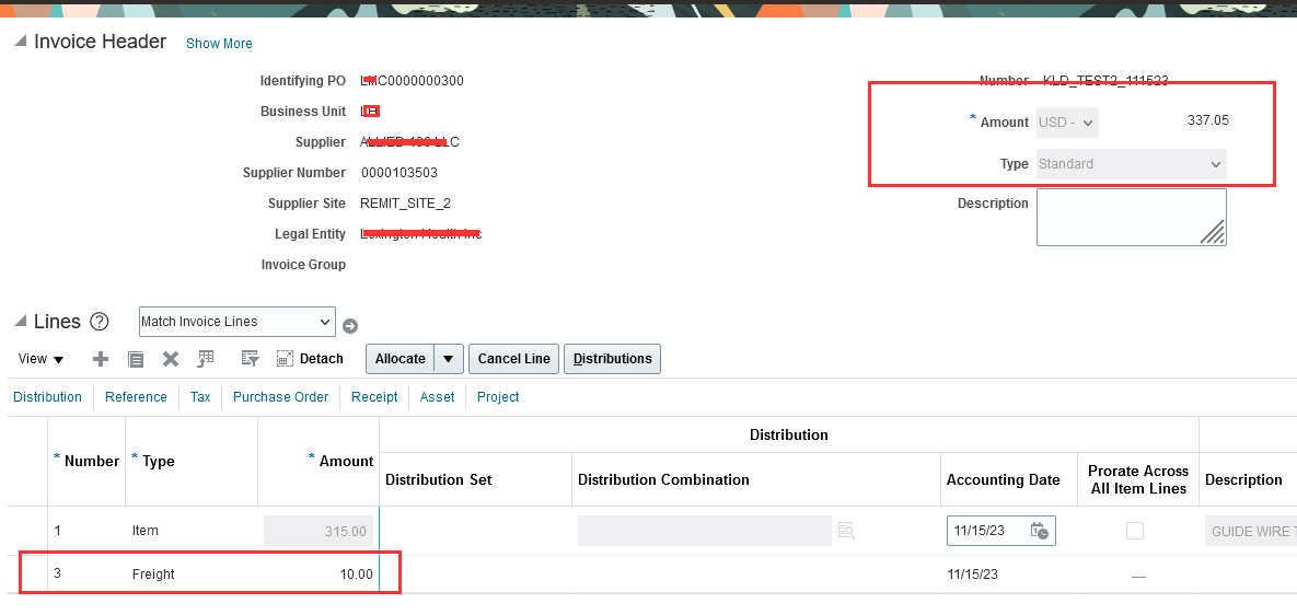 Not Able To Update The Invoice Header Amount For A Paid Invoice — Cloud Customer Connect