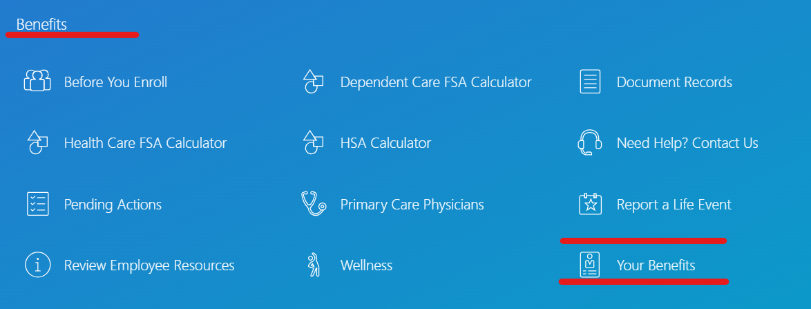 How to show YOUR BENEFITS in the next section: ME > BENEFITS > YOUR ...