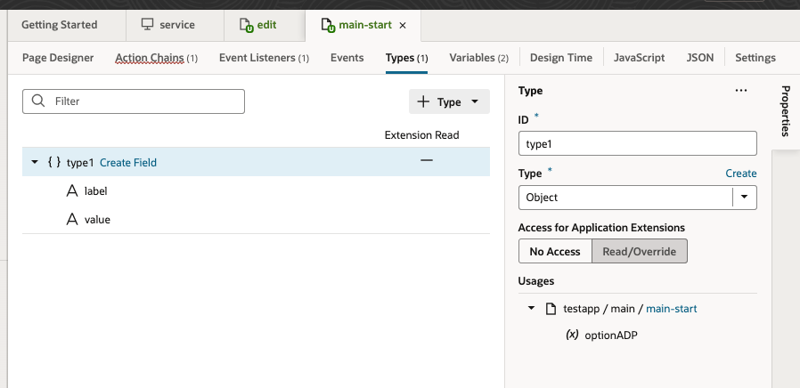 Creating a Static List for Single Select in Visual Builder — Cloud Customer Connect