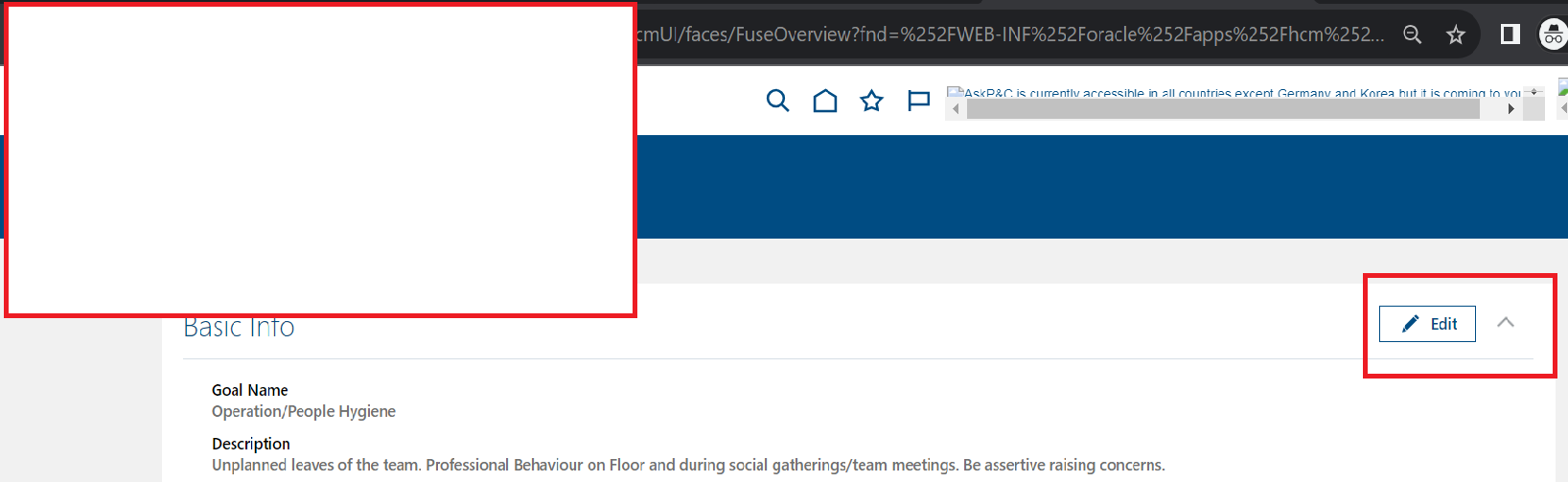Need to Hide Edit button in Performance Goals Quick Action Under My Clients Group . — Cloud ...
