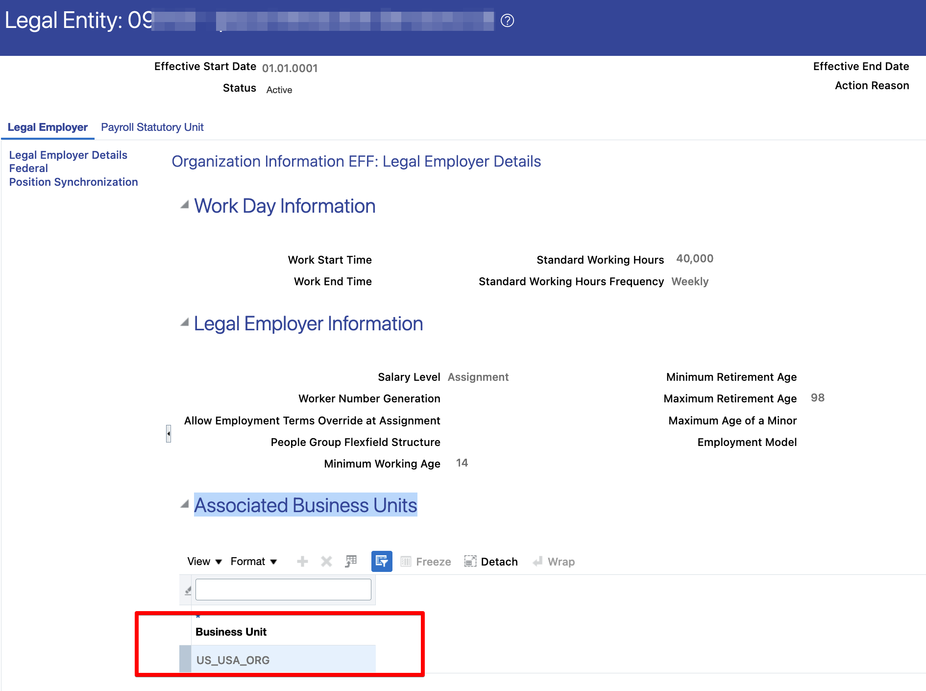 Associated Business Units do not take effect in the Create Requisition ...