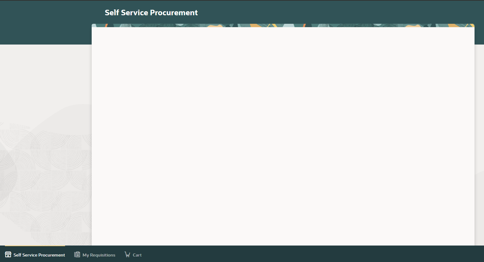 Rssp Purchase Requisitions New Blank Screen For Some Users And They Cannot Use The