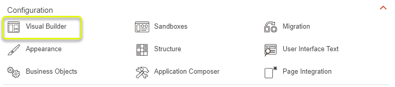 Visual Builder Returning Error When Accessing From Fusion — Cloud Customer Connect