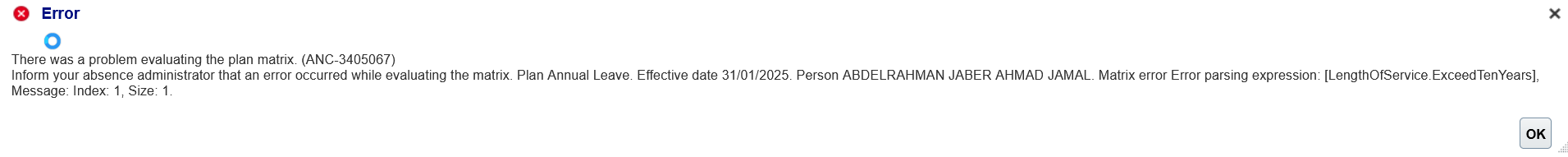 There was a problem evaluating the plan matrix. (ANC-3405067) — Cloud ...