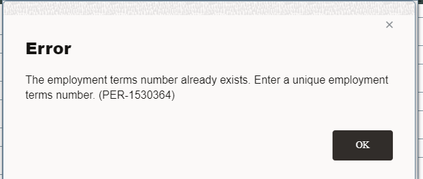 Global Transfer Error - No Original Assignment number — Cloud Customer ...