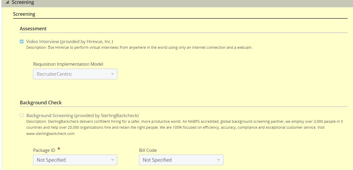 How to extract screening and background check fields in requisition ...