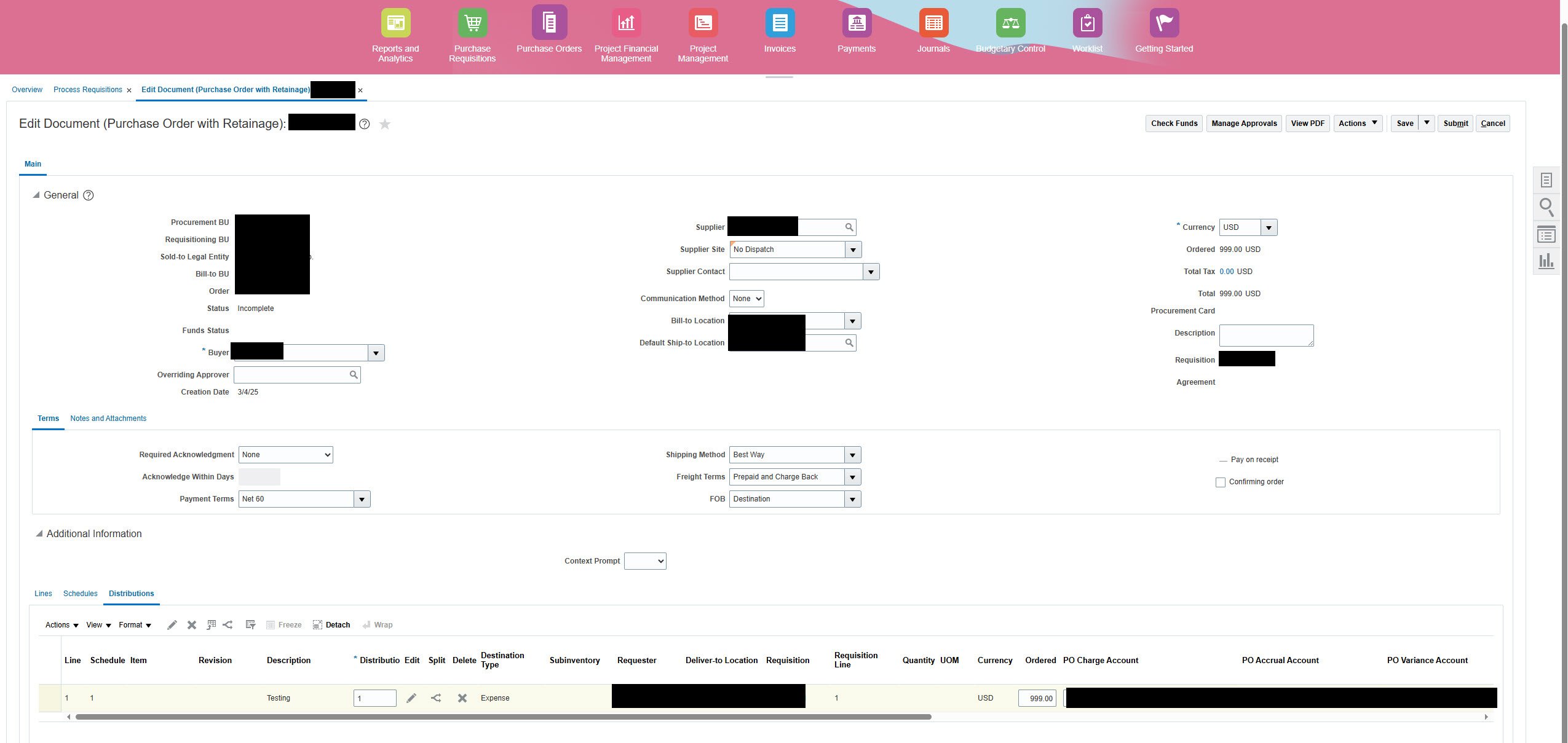 Restrict Access To Make Edits In Process Requisition — Cloud Customer Connect
