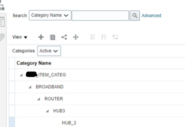 SQL query to get the Item Category Hierarchy — Cloud Customer Connect