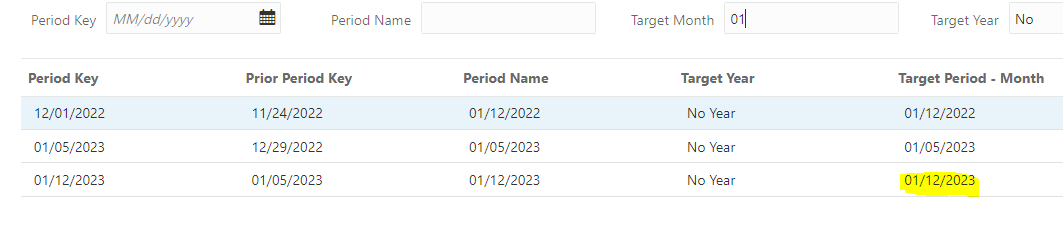 How to set pipeline substitution variable for Week Period combination — Cloud Customer Connect