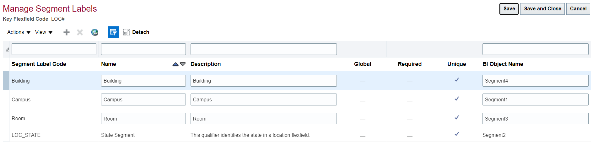 How to change the default Location flexfield Segment Label "State ...