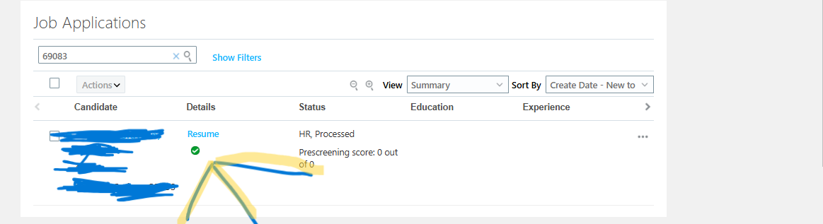 Can we restrict background result green check mark although the status is completed — Cloud ...