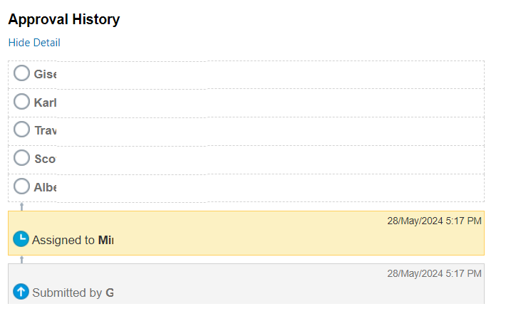 Transaction Console Job Requisition Approval Chain Report — Cloud