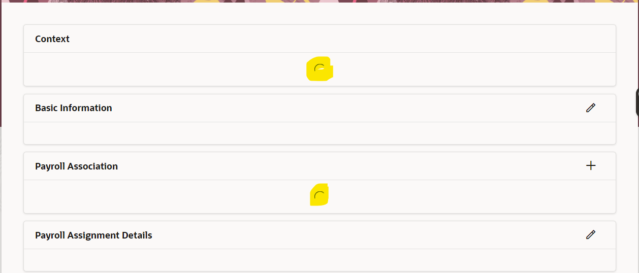 Redwood experience for payroll relationships- not showing any data — Cloud Customer Connect
